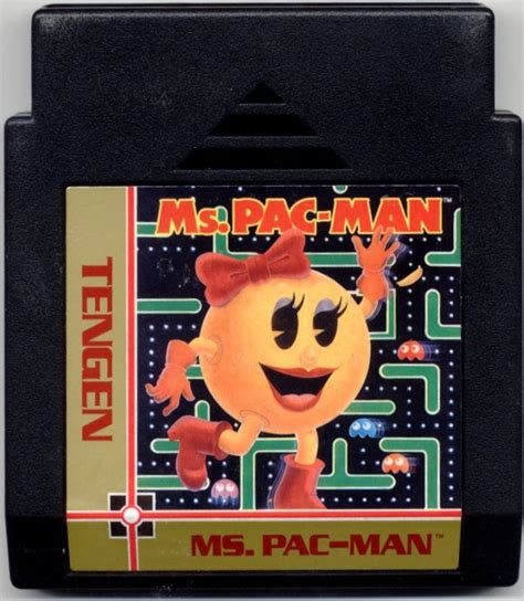 Ms Pac Man Cover Or Packaging Material Mobygames