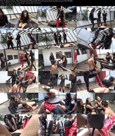 Goddess Joanna Tfae Trampled And Whipped By Three Gorgeous Boot Goddesses