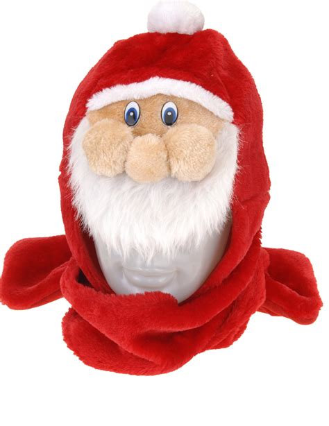 Cappello Con Sciarpa Babbo Natale Adulto Cappelli E Vestiti Di