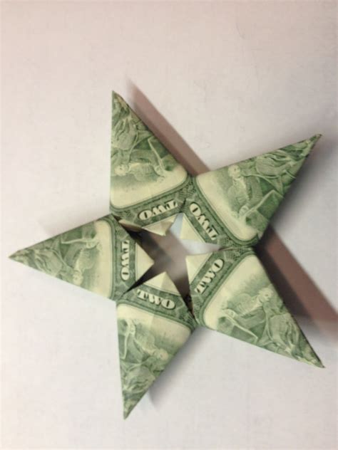 Gift Idea Decorative Way To Give Money Can Also Make A 6 Pt Star