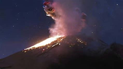 Volcán Popocatépetl Registra Intensa Actividad N