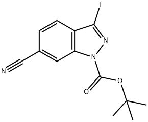 H Indazole Carboxylic Acid Cyano Iodo Dimethylethyl Ester