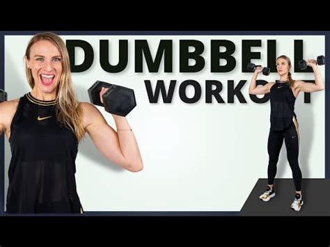 20 Minute Upper Body Workout With Dumbbells YouTube