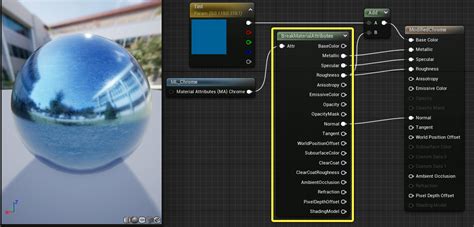 material attributes expressions in unreal engine unreal engine 5 0 documentation
