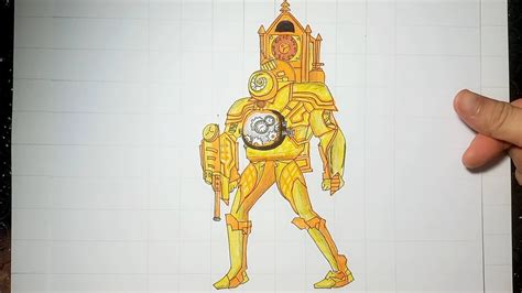 How To Draw Titan Clock Man Skibidi Toilet Multiverse YouTube