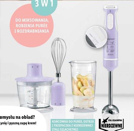 Blender ręczny SilverCrest 16 TANIEJ promocja Lidl Ding pl