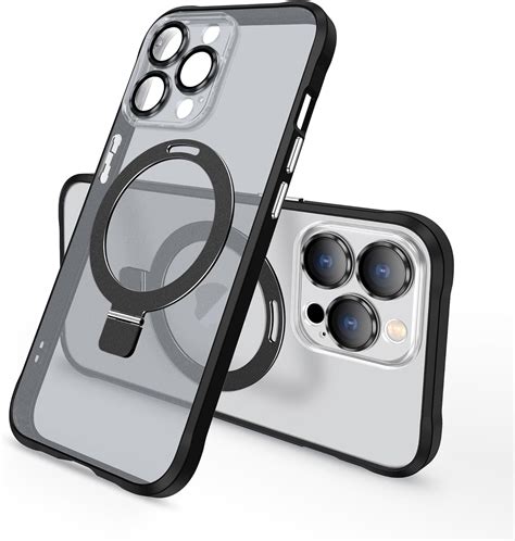 For IPhone 12 Pro Max Case With Magnetic Invisible Stand Compatible