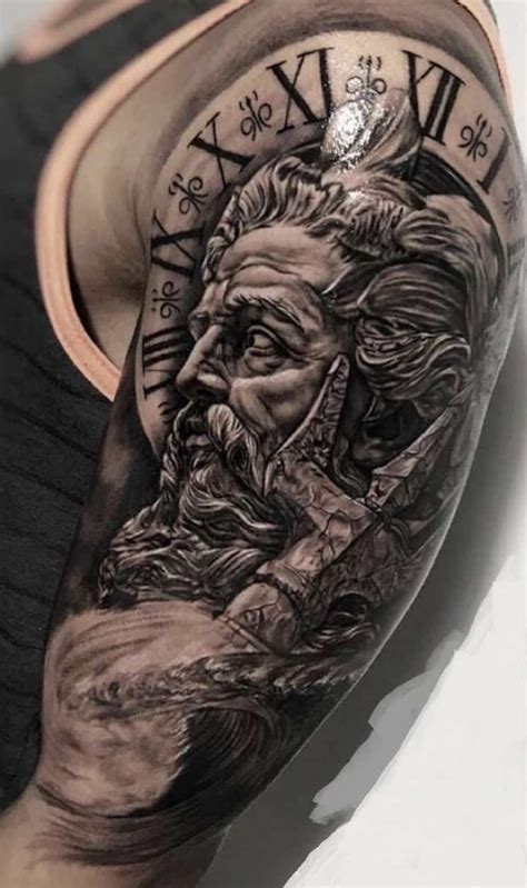 Poseidon Tattoo Meaning Channeling The Power Of The Sea God