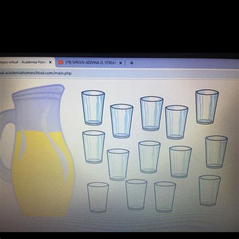 Pedro Prepara 3 Litros Y Media De Limonada Y Quiere Servirla En Vasos
