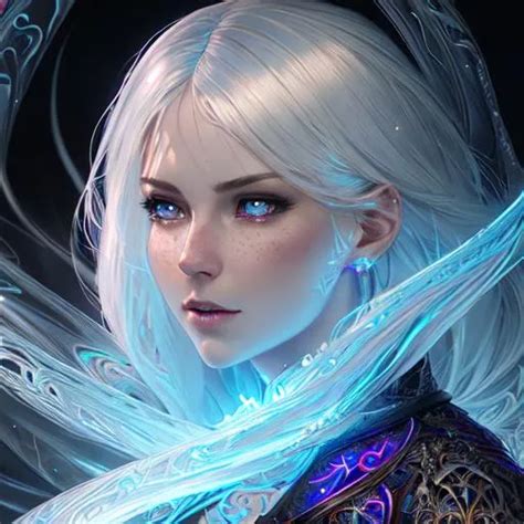 Incredibly Detailed Glowing Luminous Magical Curren