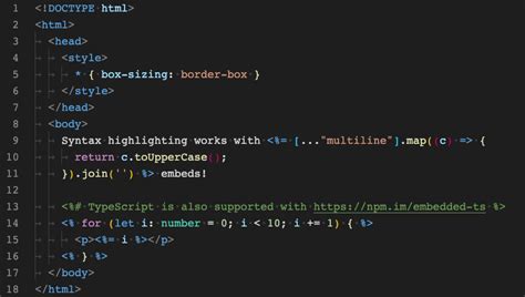 Github Jslatex Vscode Ejs Ejs Support For Vscode