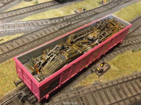 EAOS wagon tombereau pink des CFF de MÄRKLIN Canton Vaud anibis ch