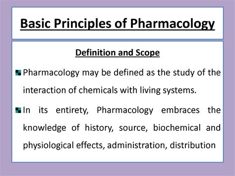 SOLUTION Basic Principles Of Pharmacology Presentation Studypool