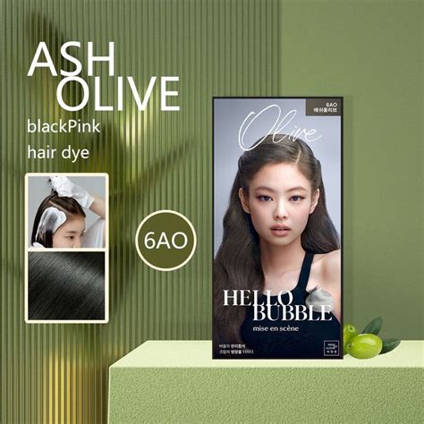 MISE EN SCENE Hello Hello Bubble X Black And Pink Hair Dye 6Ao Ash