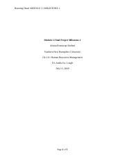 Module 2 Final Project Milestone 1 DRAFT Docx Running Head