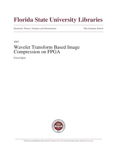pdf wavelet transform based image compression on fpga dokumen tips