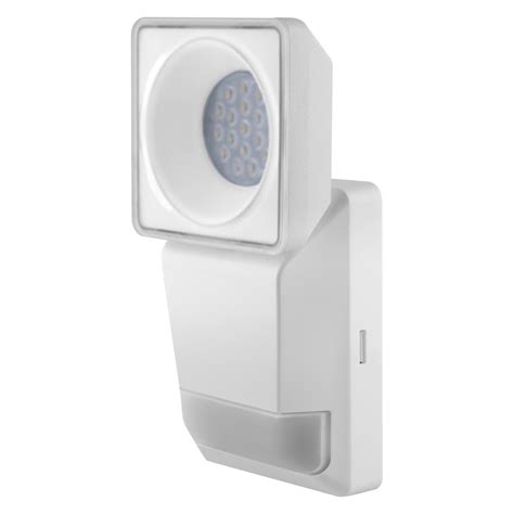Naświetlacz LED 8W 750lm 4000K IP55 Biały z Czujnikiem ruchu i