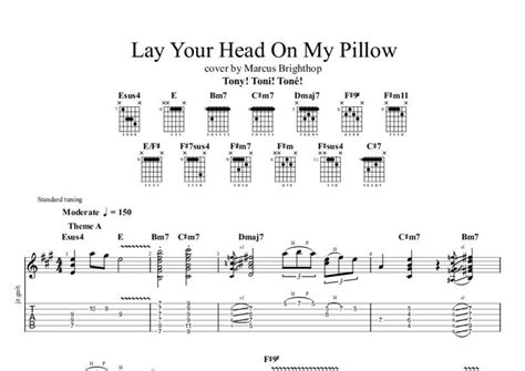LAY YOUR HEAD ON MY PILLOW TONY TONI TONE Tab Marcus Brighthop