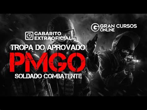 Gabarito Extraoficial PM GO Soldado Combatente YouTube