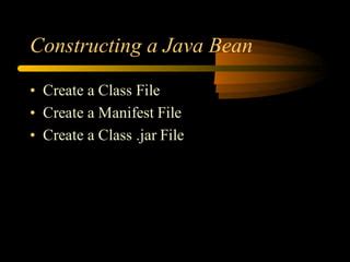 Deploying Java Beans In Jsp PPT