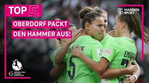Top5 Woche 2 Google Pixel Frauen Bundesliga MAGENTA SPORT YouTube