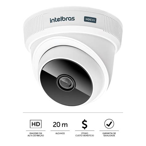 Kit C Meras Intelbras Vhc D Hd P Infravermelho De Metros