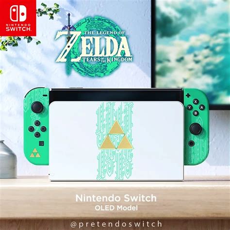 Esta Switch OLED De Zelda Tears Of The Kingdom Es Alucinante