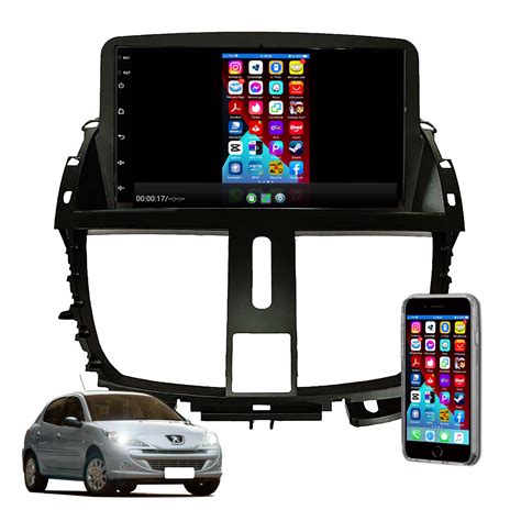 Central Multim Dia Peugeot Android Tela De Polegadas Gps Wifi