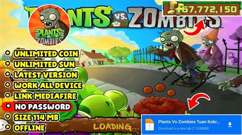 Donwload Plants Vs Zombie Mod Apk Terbaru 2024 V3 5 5 No Password