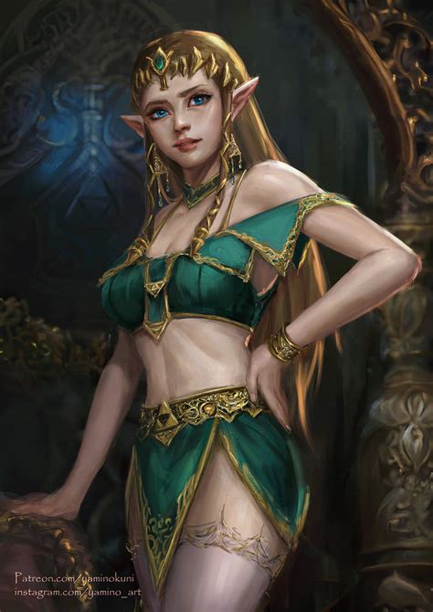 Princess Zelda Fanart By Yaminokuni On Deviantart