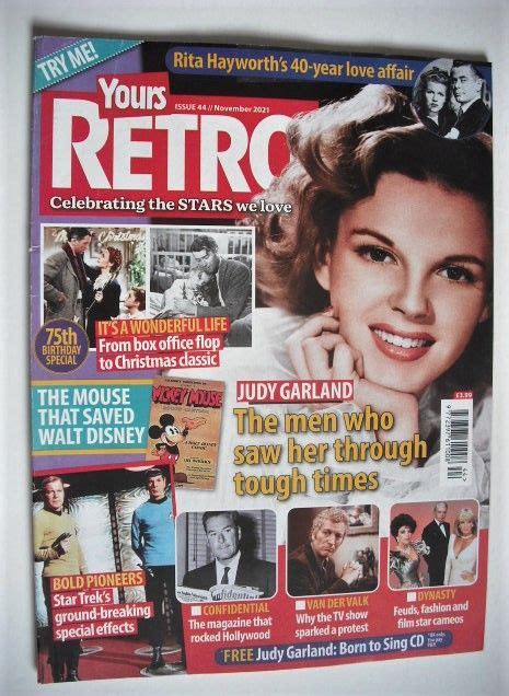 Yours Retro Magazine Judy Garland Cover Issue 44