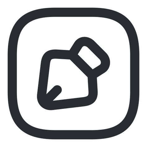 Pfad Platz Symbol In Iconsax Vol Linear