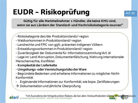 Entwaldungsfreie Lieferketten Neue EU Verordnung EUDR