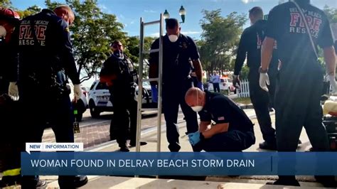 Woman Says She Was Lost In Delray Storm Drain For 3 Weeks