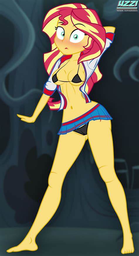 Sunset Shimmer In The Forestby Uzzi Dash Ponydubberx Page Imhentai