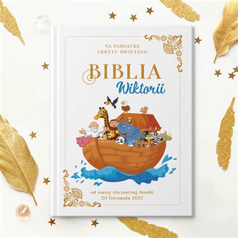 Biblie personalizowane na Chrzest i Komunię Świstak Pakuje