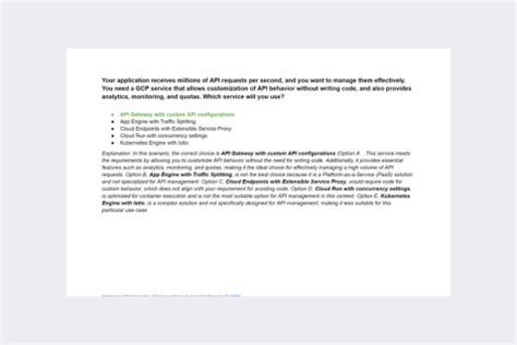 Google Cloud Professional Architect Certification Exam Answers Ultimate