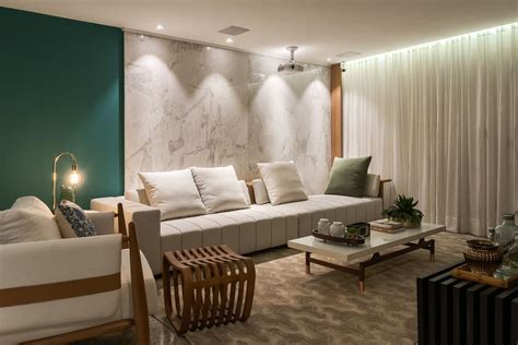 Decoração Sala de estar home theater Jeito de Casa Blog de