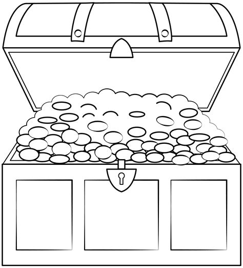 Treasure Chest Template Free Printable Image To U
