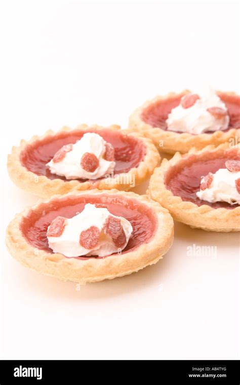 Strawberry Jam Tarts Stock Photo Alamy