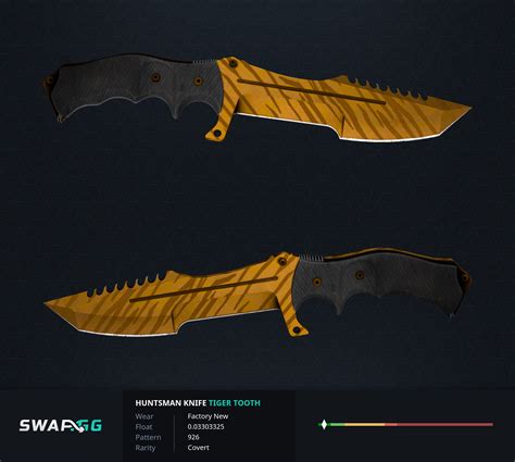 H Huntsman Knife Tiger Tooth FN 0 033 W Survival Knife Slaughter FN