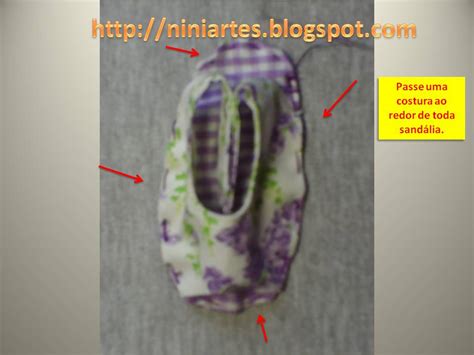 Nini Artes Molde sandália de bebê