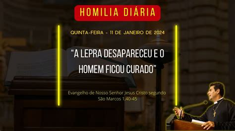 11 01 2024 Homilias