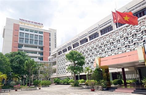 Ngành đào tạo và chỉ tiêu tuyển sinh trường Đại học Xây dựng Miền Tây