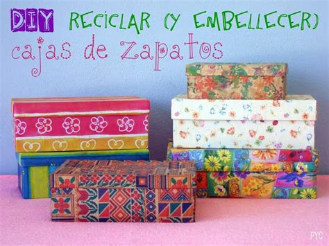 Reciclaje Reutilizar Cajas De Zapatos Caja De Zapatos Cajas