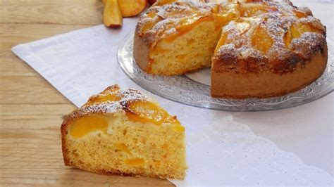 Gâteau moelleux aux pêches facile recette gourmande et facile