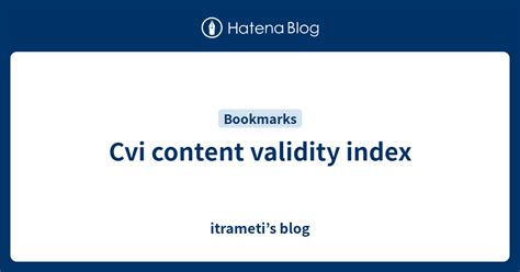 cvi content validity index itrameti s blog