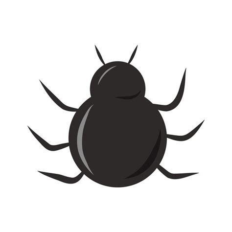 Ilustración de vector de araña pequeña simple Vector Premium