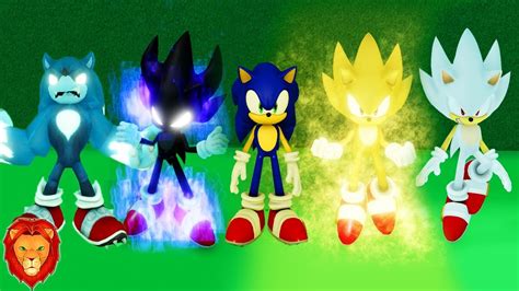 Como TRANSFORMARSE En TODAS LAS TRANSFORMACIONES De SONIC LA PELICULA