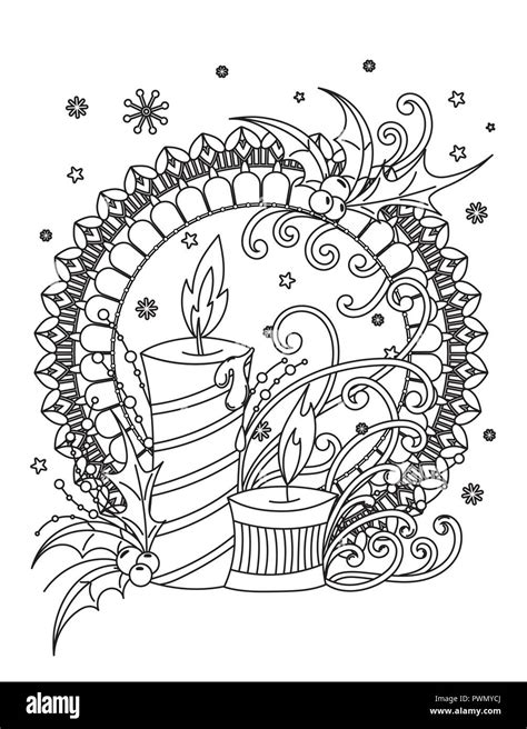 38 Dibujos Para Colorear Navidad Adultos